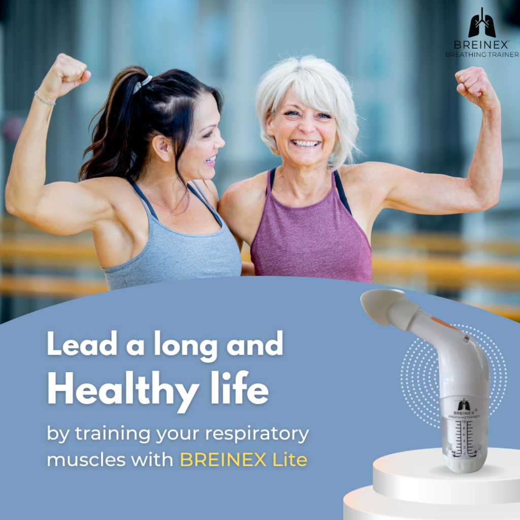 Breathing Device To Strengthen Lungs, Lung Exerciser BREINEX LITE